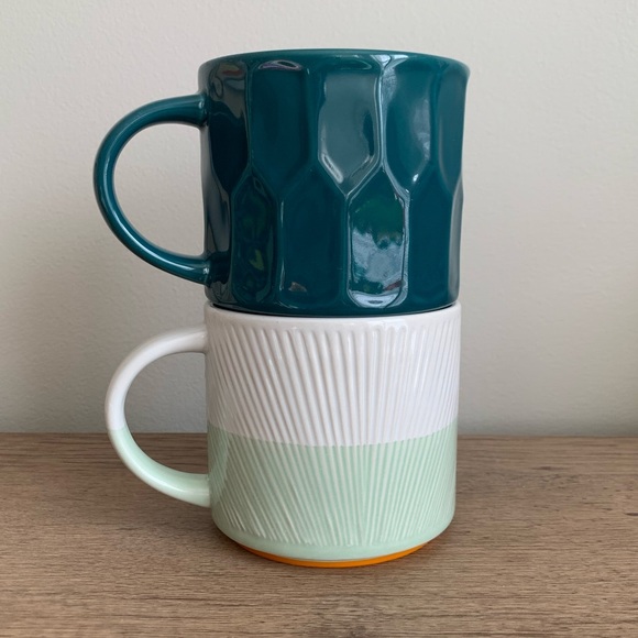 Starbucks | Kitchen | Set Of 2 Starbucks Stackable Mugs | Poshmark